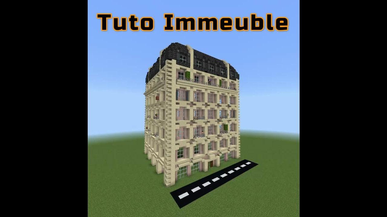 tuto minecraft immeuble parisien (haussmannien) - YouTube