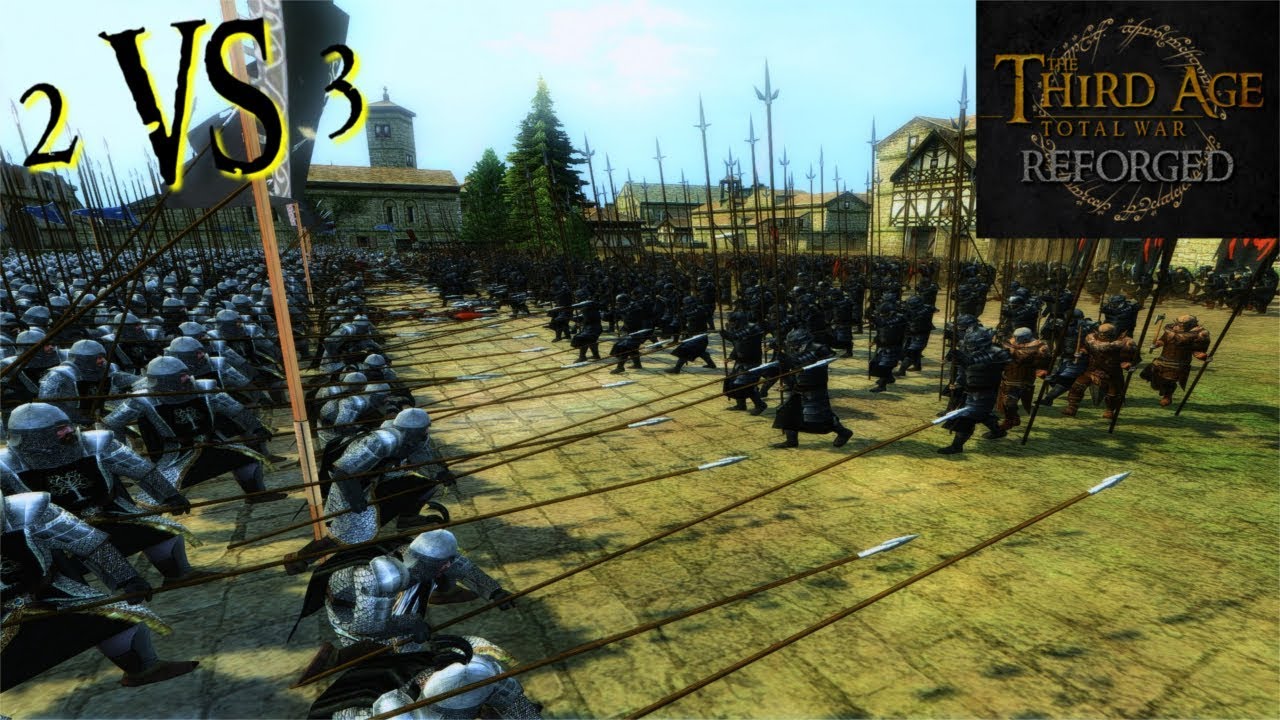 Third Age: Total War (Reforged) - DEFEND THE CASTLE (Battle Replay ...