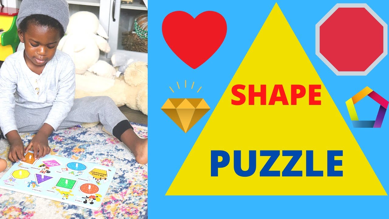 SHAPE PUZZLE for Toddlers |Learn Shapes and Colors| Melissa and Doug ...