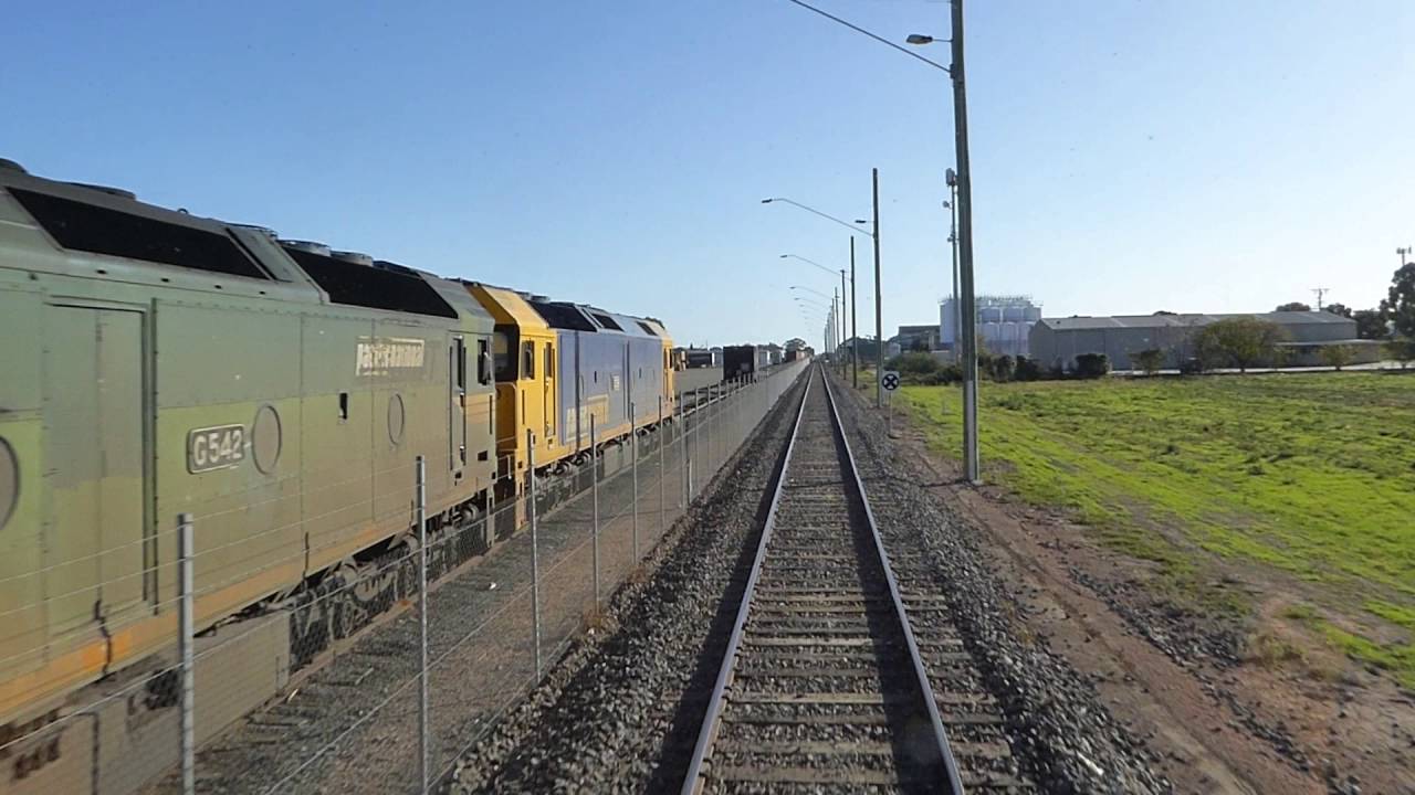 On board RM 58 as it passed through Merbein. - YouTube