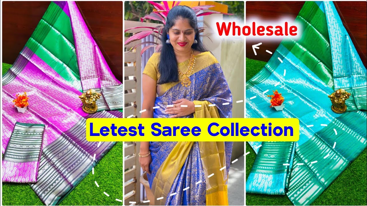 Soft Tissue with allover design kanchi plate border sarees | Devi ...