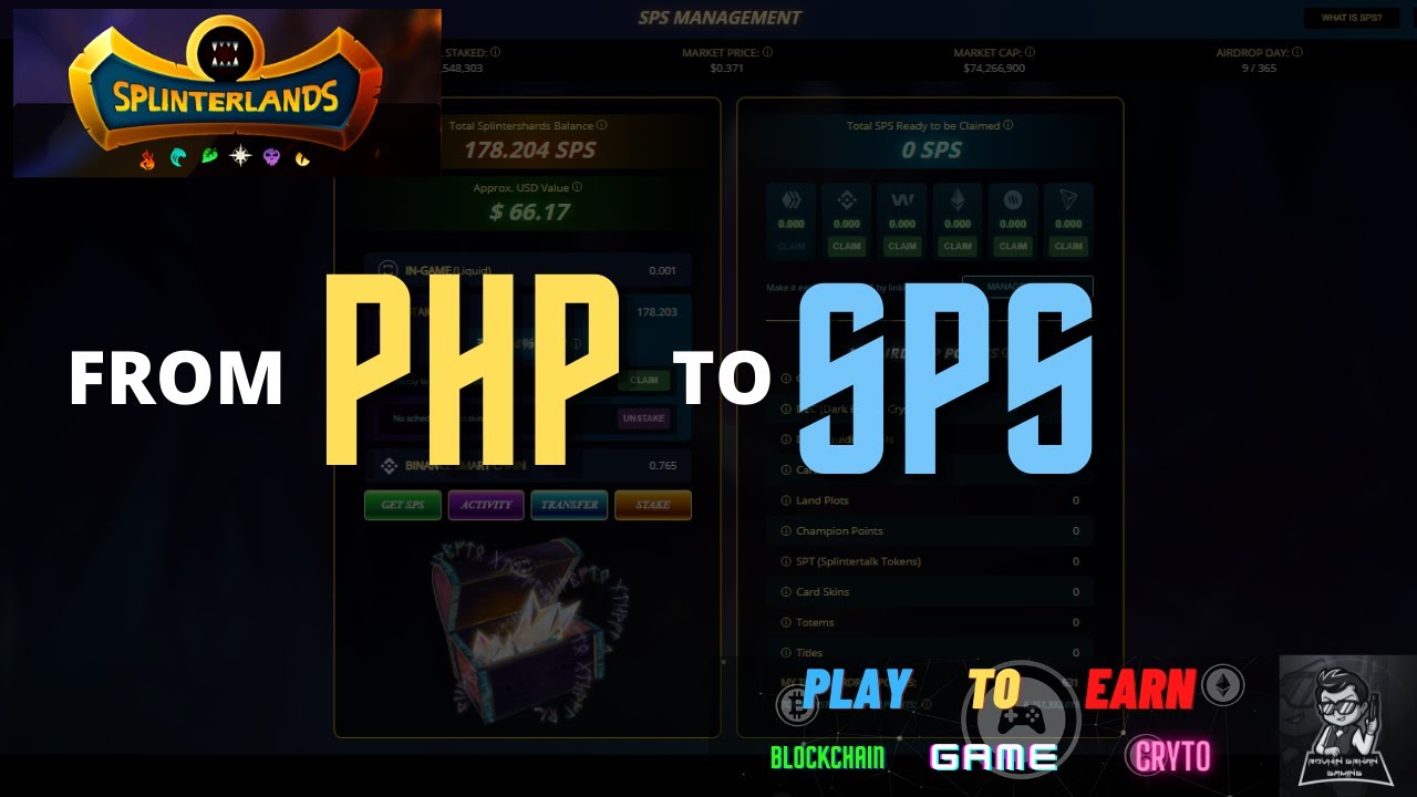 Tutorial | Paano magdeposit ng Splintershards (SPS) at magstake sa Splinterlands | Play to Earn ...
