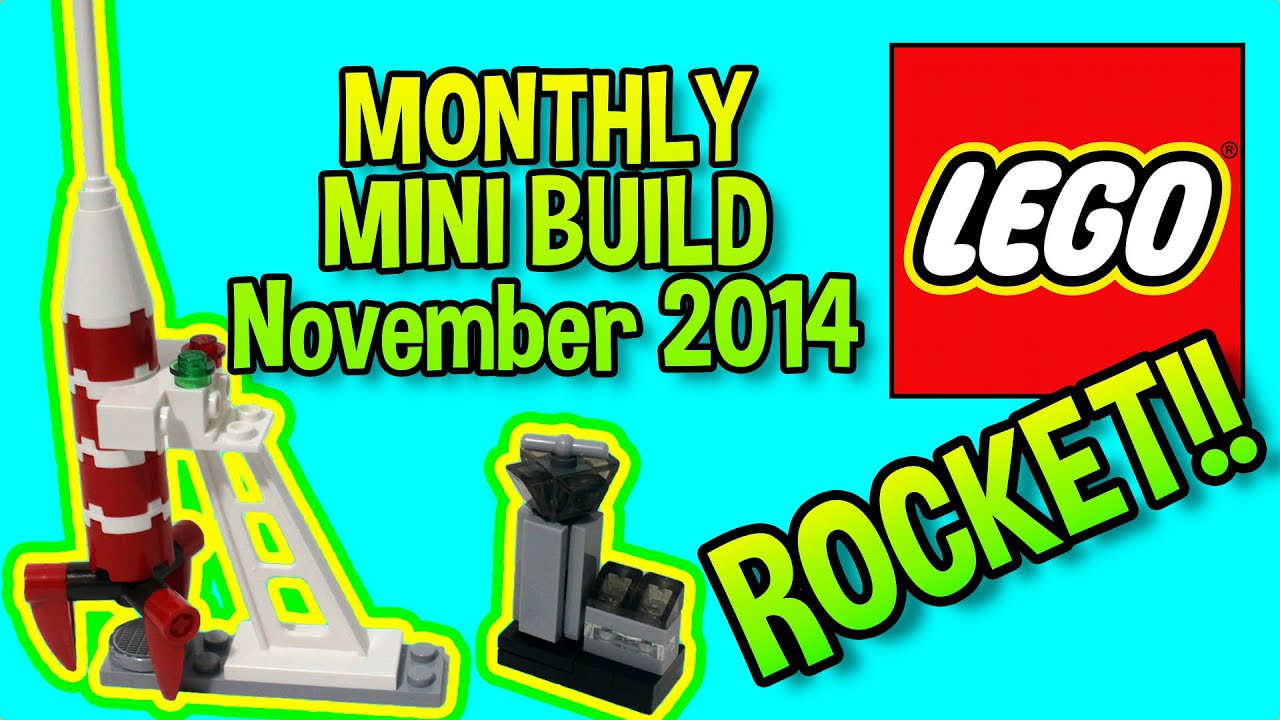 LEGO Store Monthly Mini Build - Rocket - November 2014 - YouTube