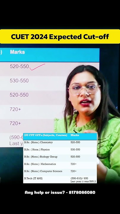 Delhi University - DU | CUET 2024 Cut-off - YouTube