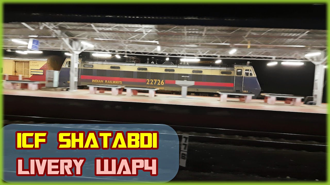 Shatabdi WAP4 Mangalore - Thiruvananthapuram Express Night skip ...