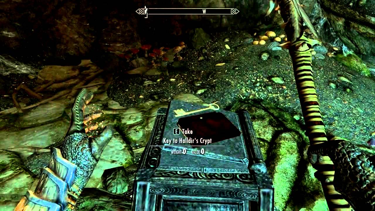 Skyrim Part 257 | Exploring, Into Halldir's Cairn, then to Windward ...