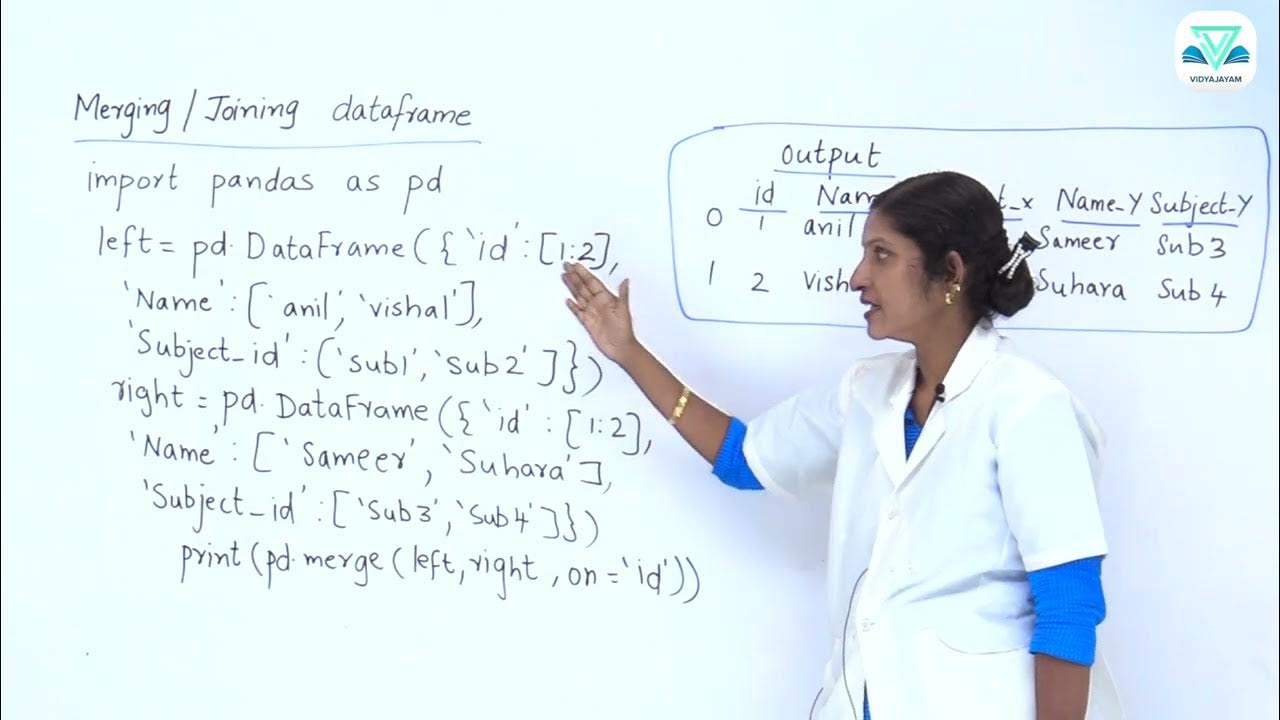 Ip Cbse 2 3 10 Merge Joining Dataframe Youtube