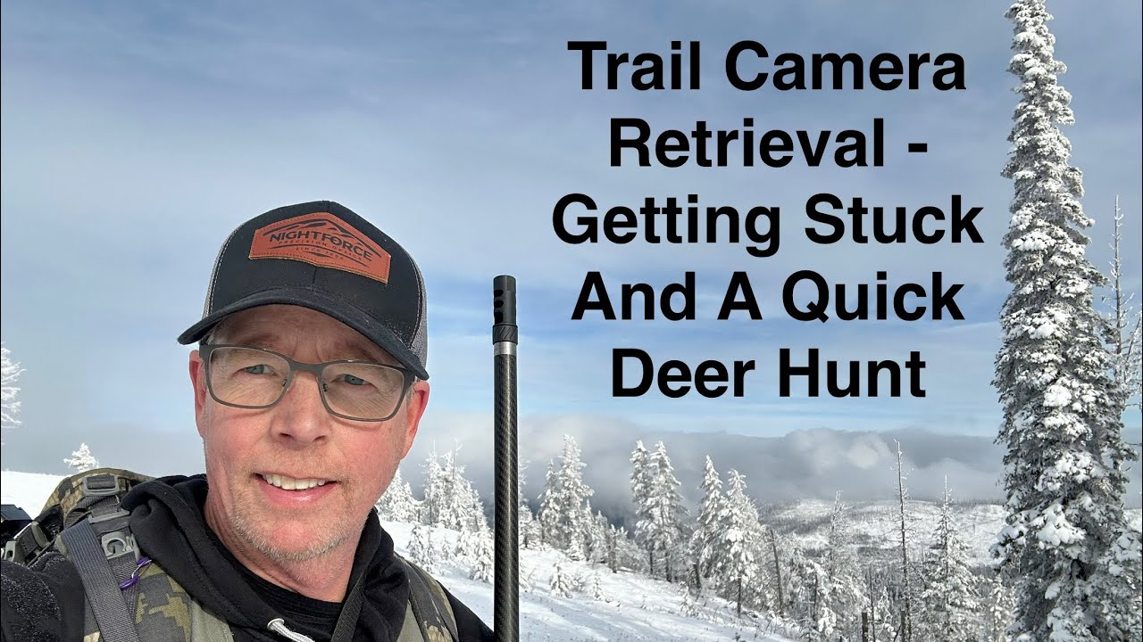 Trail Cam Retrieval - Getting Stuck And A Quick Deer Hunt - YouTube