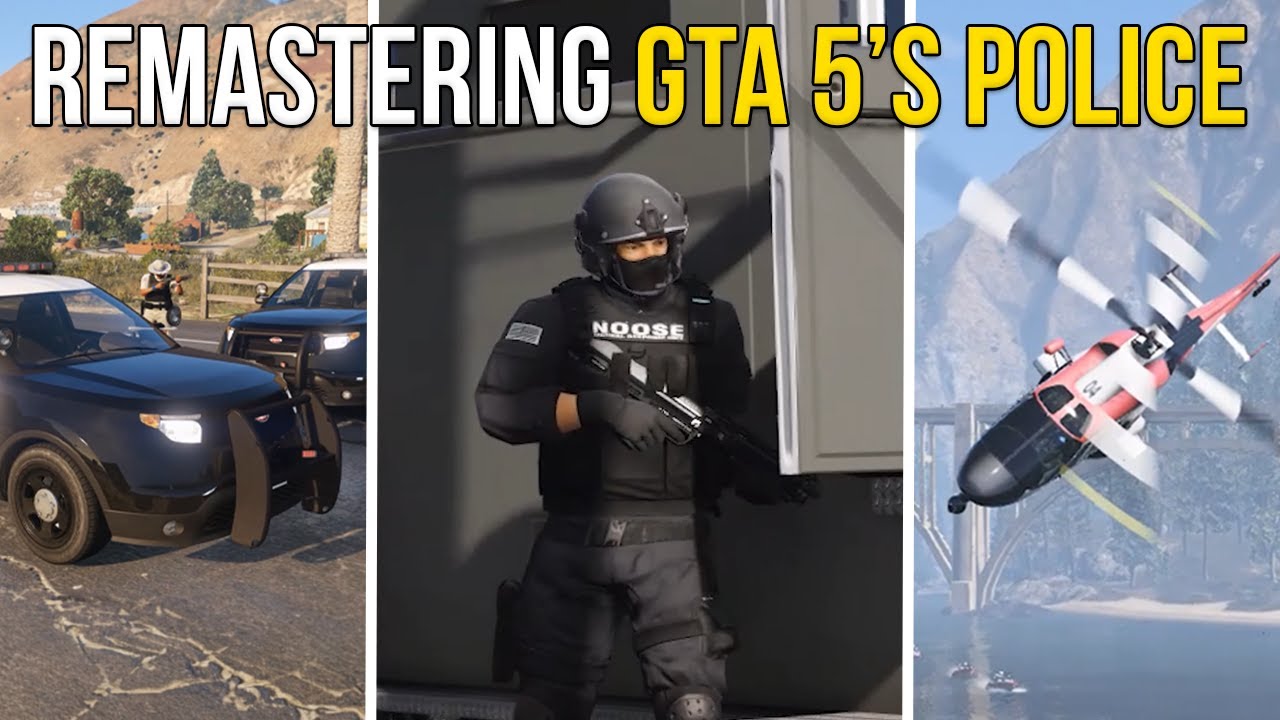 The Ultimate Police Mod for GTA 5 (RDE) - YouTube