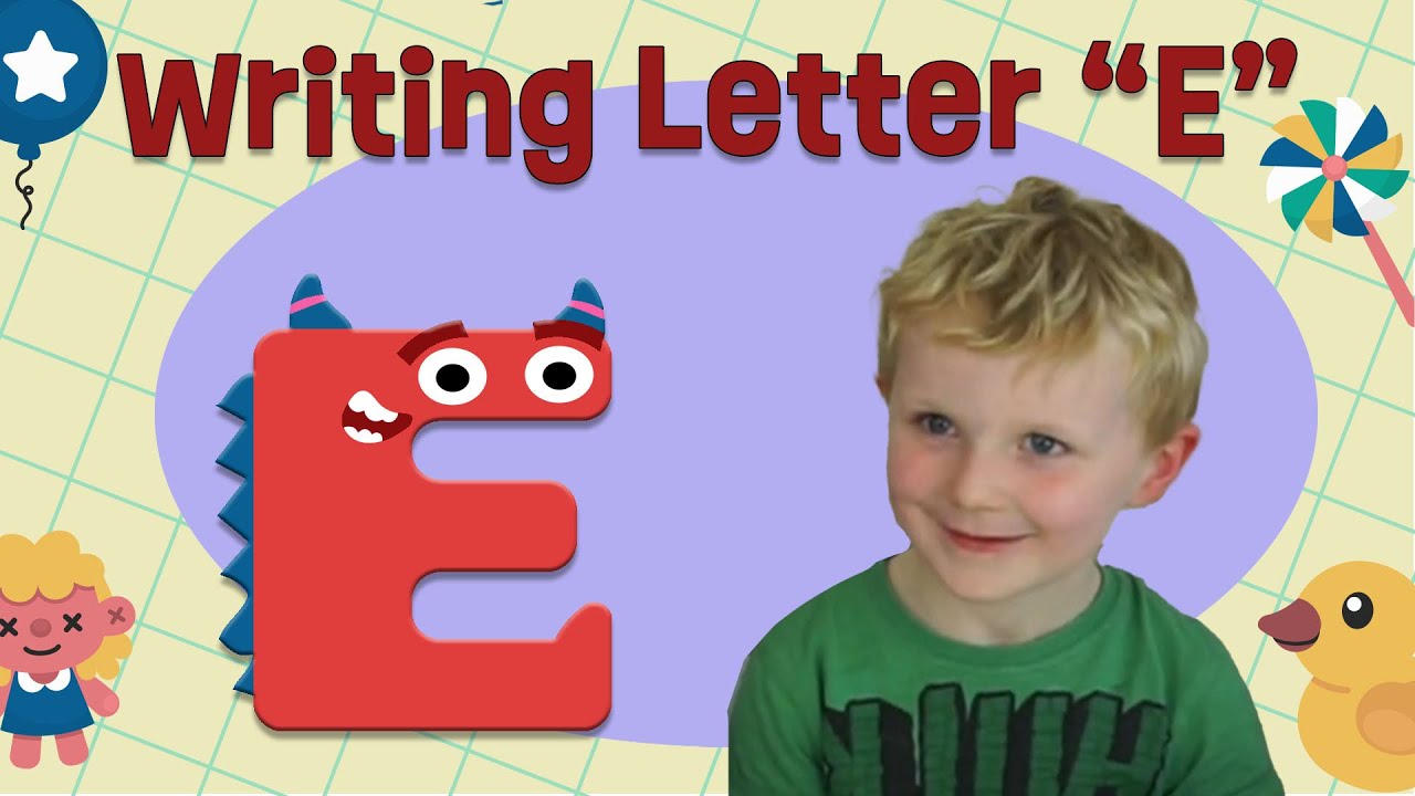 Writing Letter 'e' in English | Phonics Sounds | How to write the ...