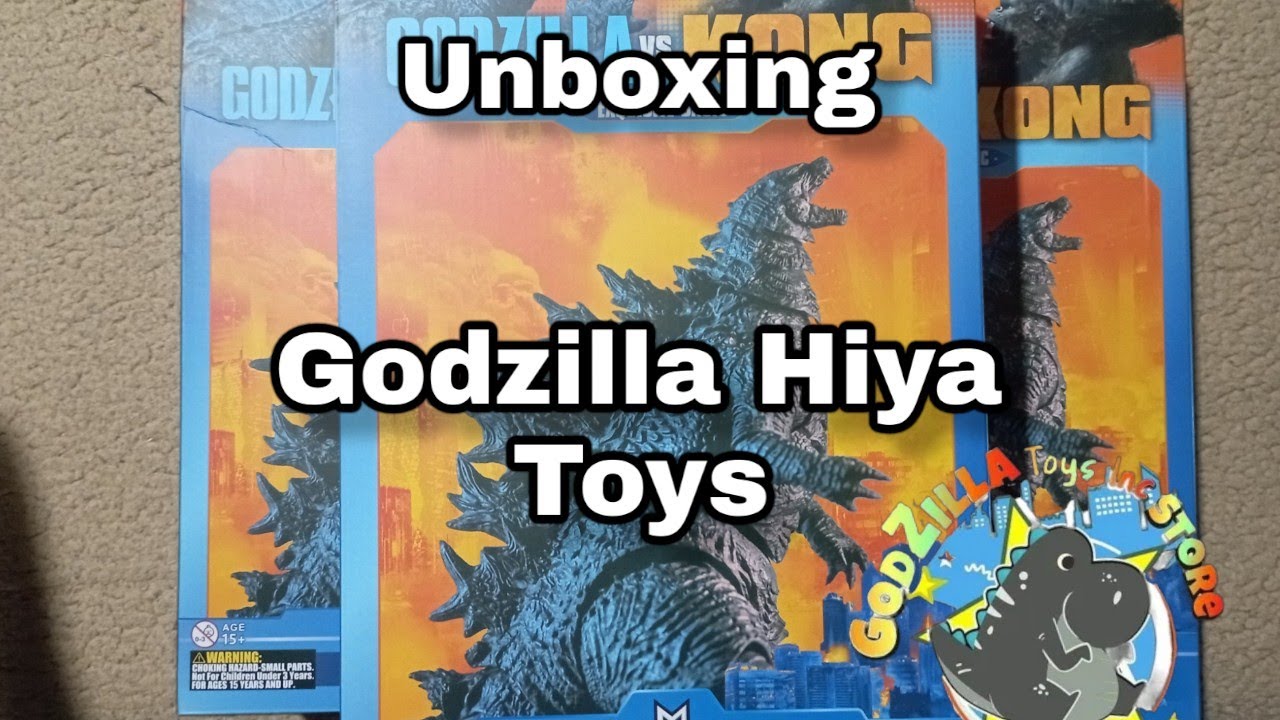 Unboxing Godzilla Hiya Toys GodZilla Toys Inc Store - YouTube
