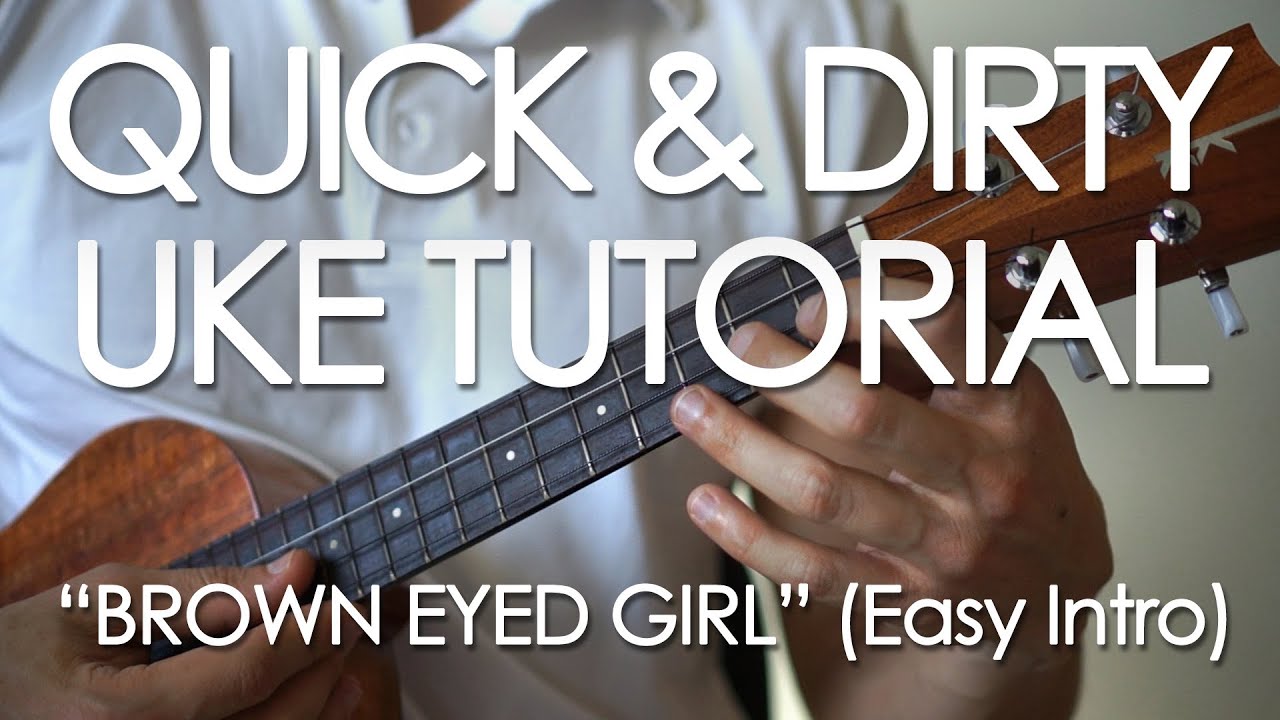 Quick & Dirty Tutorial: How to play the intro to "Brown Eyed Girl" (EASY version) - YouTube