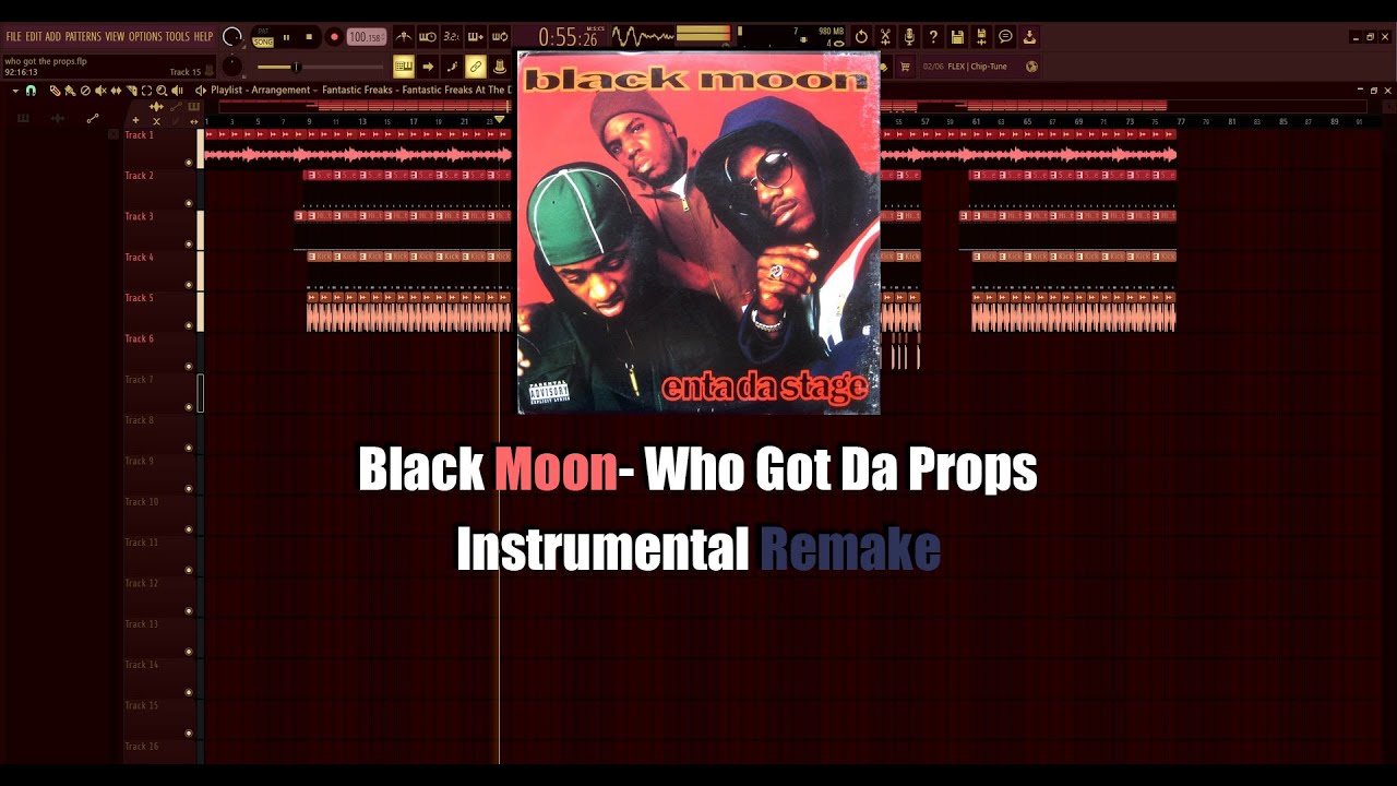 Black Moon- Who Got Da Props Instrumental Remake - YouTube