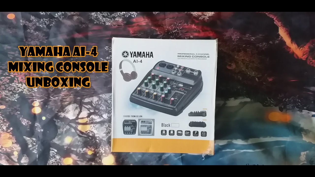 YAMAHA AI-4 MIXING CONSOLE UNBOXING / AxlPampsTV - YouTube