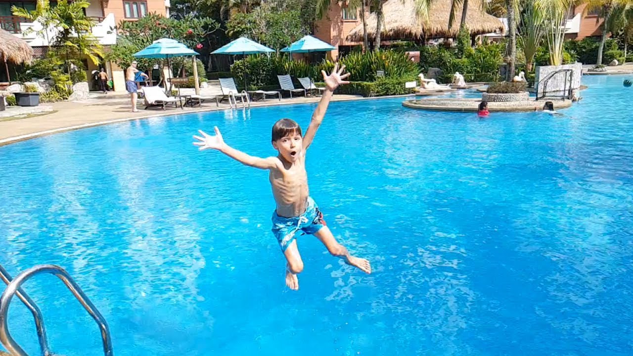 Pool Jumps Challenge - YouTube