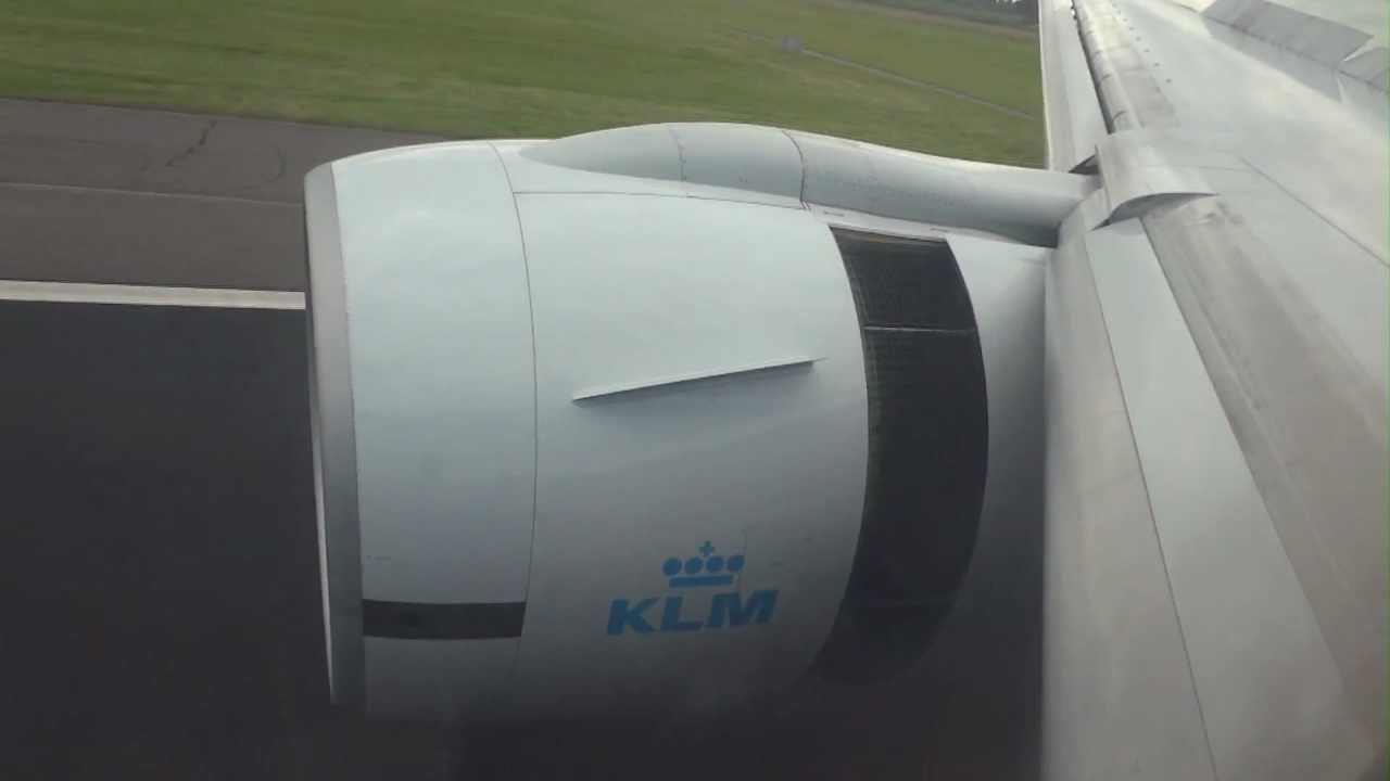 Boeing 777-300 Reverse thrust and welcome announcement - KLM HD - YouTube
