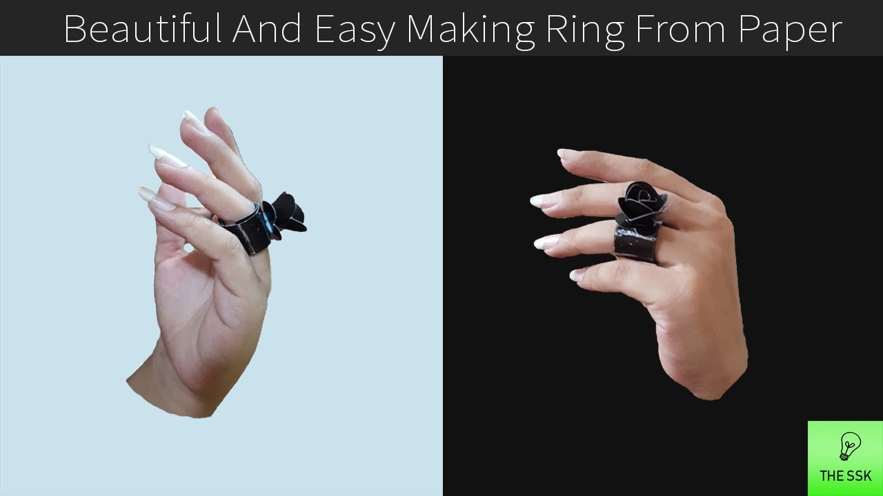 Making Beautiful Paper Ring | DIY Crafts With Paper | Origami - YouTube