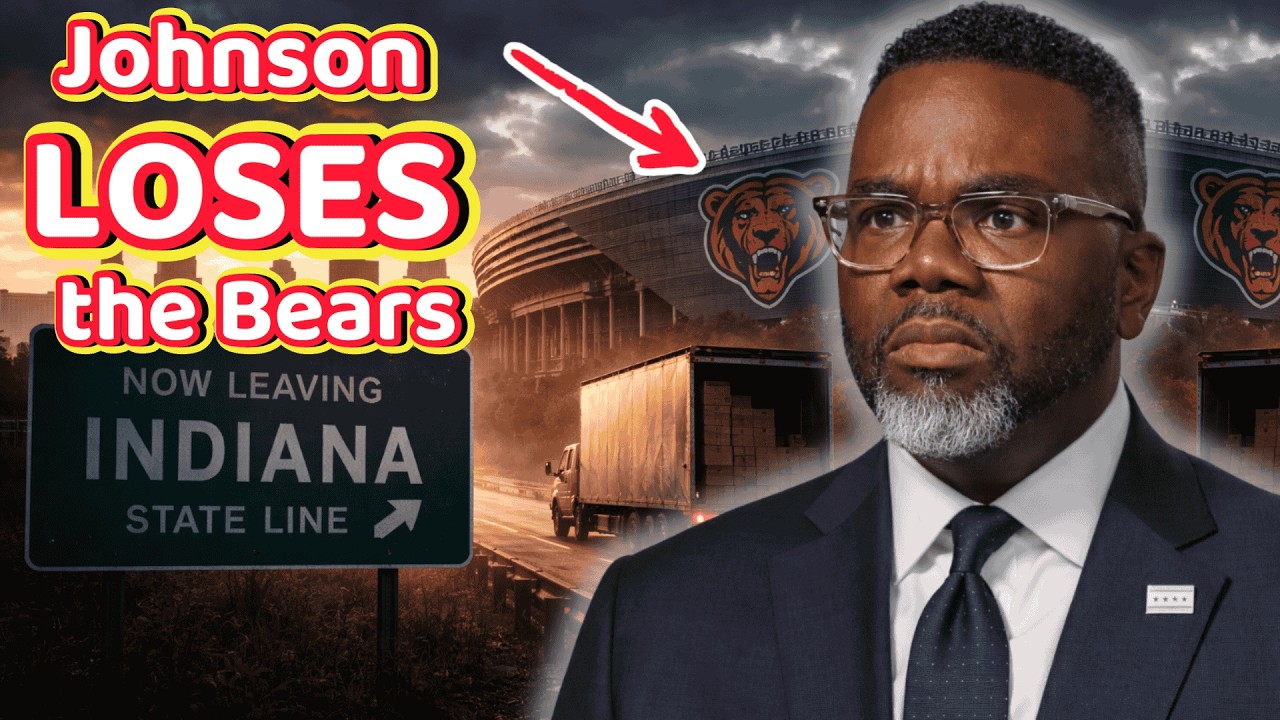 🚨"The Bears are FLEEING Chicago" - Brandon Johnson in FULL PANIC as ...