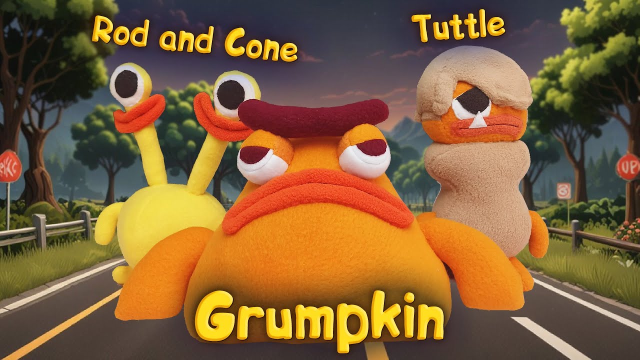 Endless Alphabet - Soft toys Rod and Cone, Grumpkin, Tuttle - YouTube
