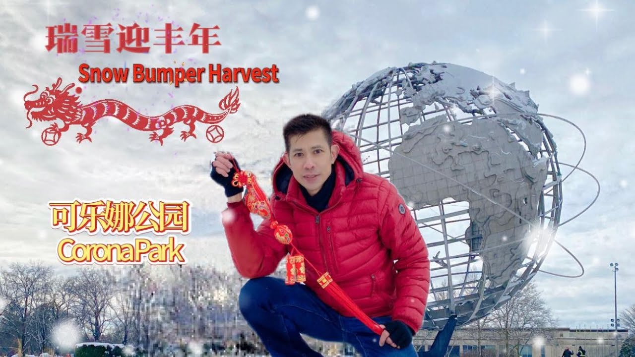 瑞雪迎丰年 Snow Bumper Harvest｜可乐娜公园 Corona Park｜雪景分享 - YouTube