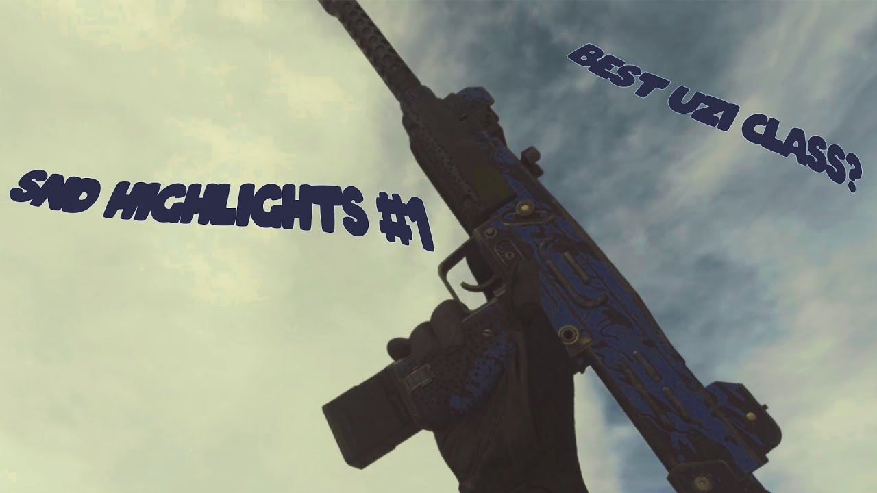 THE BEST UZI CLASS FOR SND 🔥 (MW2019) - YouTube