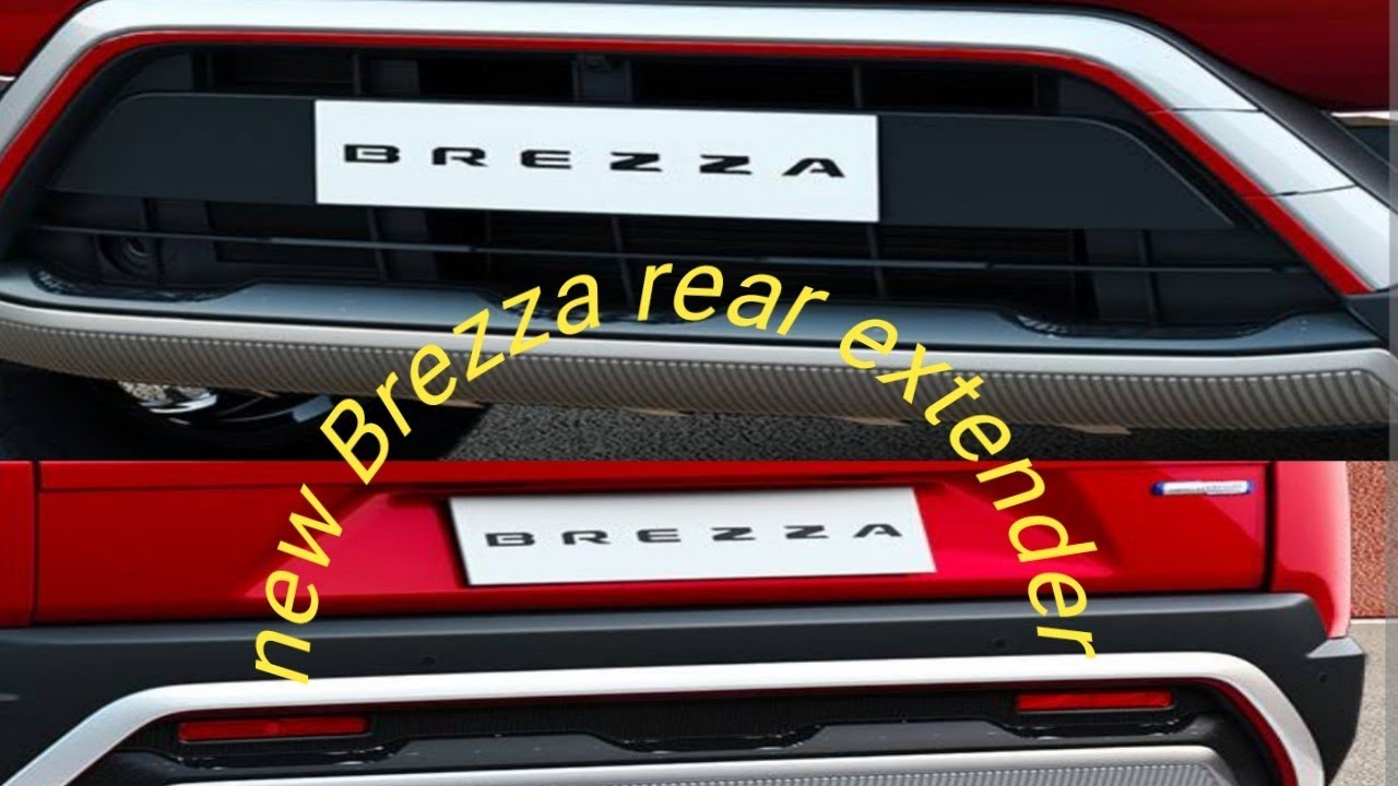 new brezza 2023 rear extender kaise chalaye || #extender install - YouTube