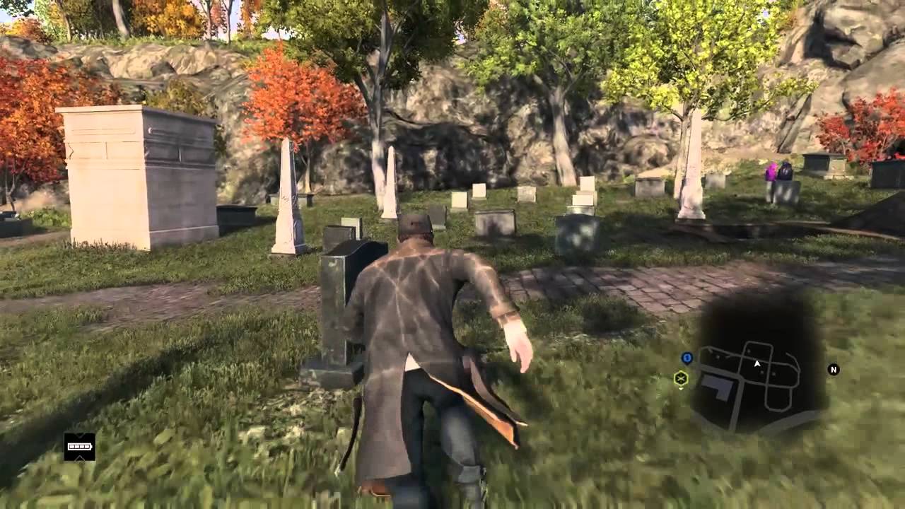 Watch_Dogs Hidden Mini-Game: Graveyard Parkour - YouTube