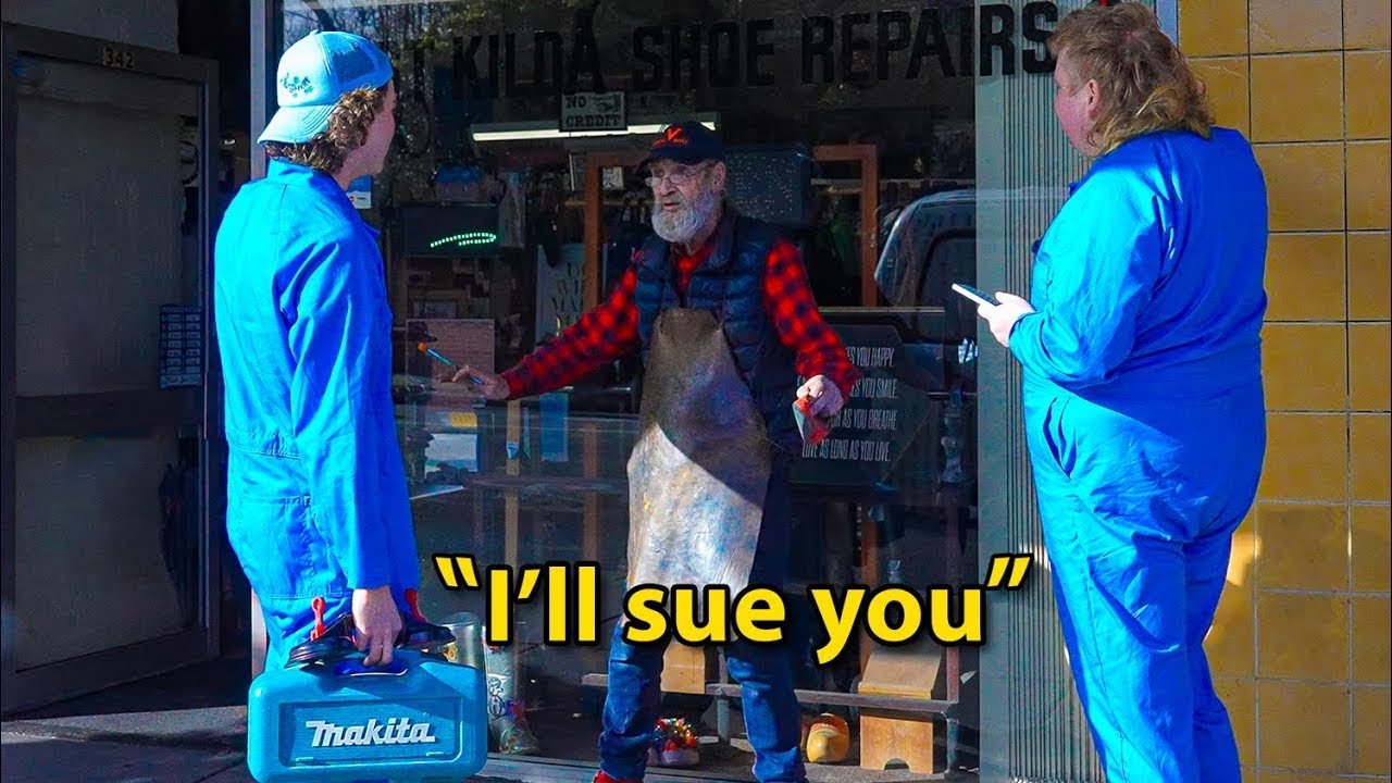 window shopping for an actual window PRANK - YouTube