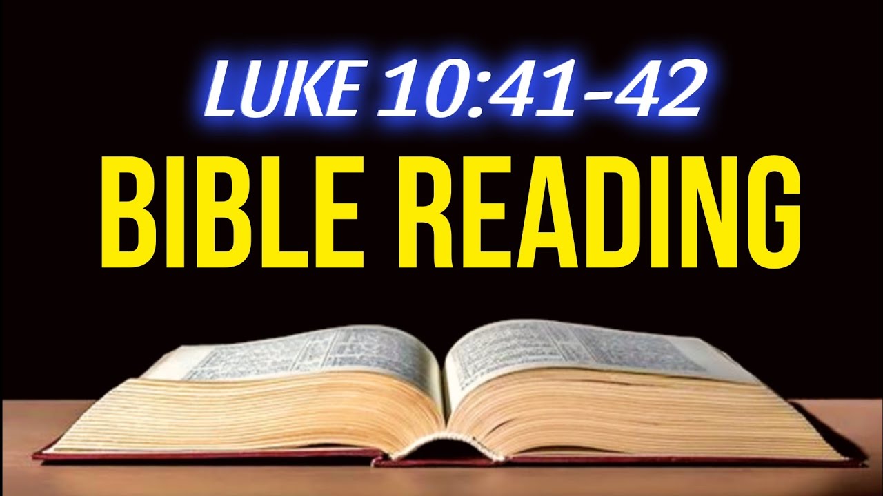 Luke 10:41-41 | Bible Reading Today | God Message | Morning Prayer ...