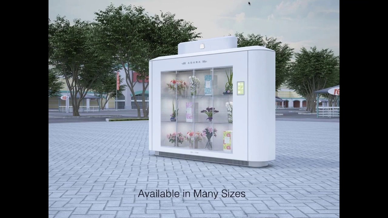 BloomHouse by QuickFlora - Flower Vending Machine - YouTube