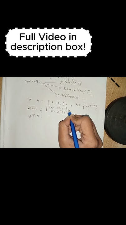 Set and Function: Set Operation- Intersaction in bangla - discrete mathematics #shorts - YouTube