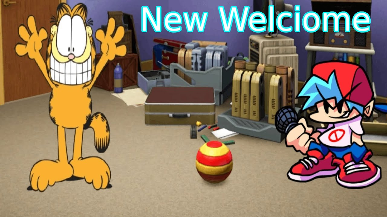 FNF:-) Vs. Jon Arbuckle - YouTube