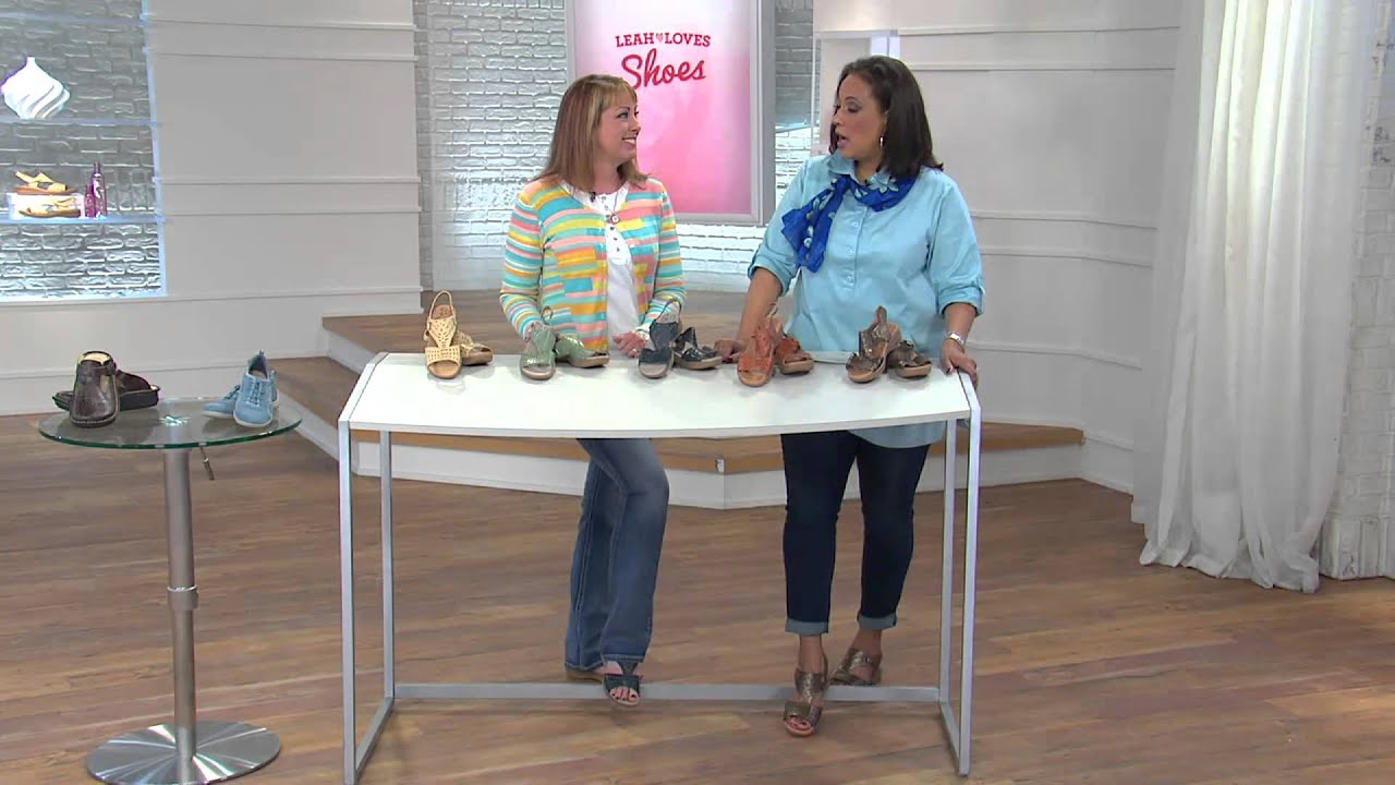 BareTraps Jordy Perforated Leather Adj. Strap Sandals with Sally Combs ...