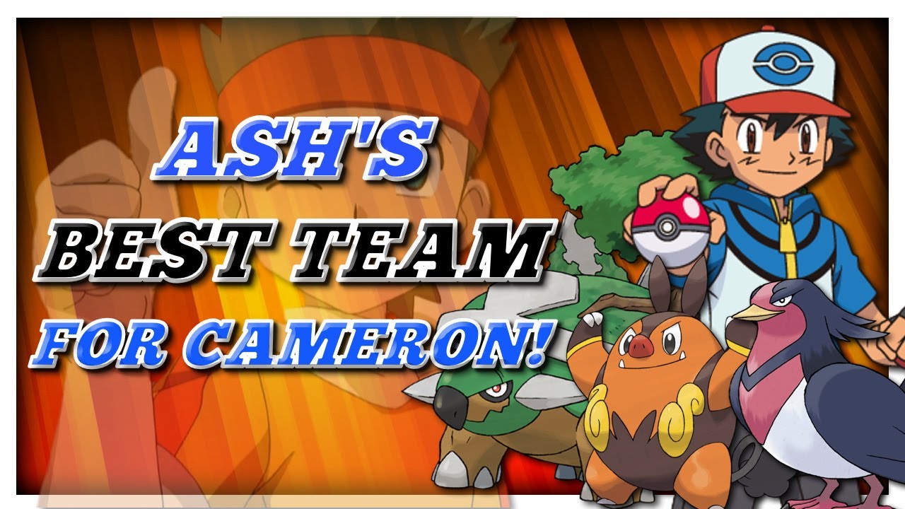 THIS Ash Ketchum Team OBLITERATES CAMERON! / Pokemon Black & White ...