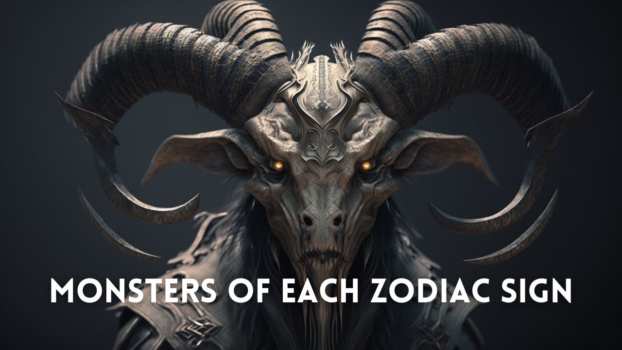 The monsters of each zodiac sign - YouTube
