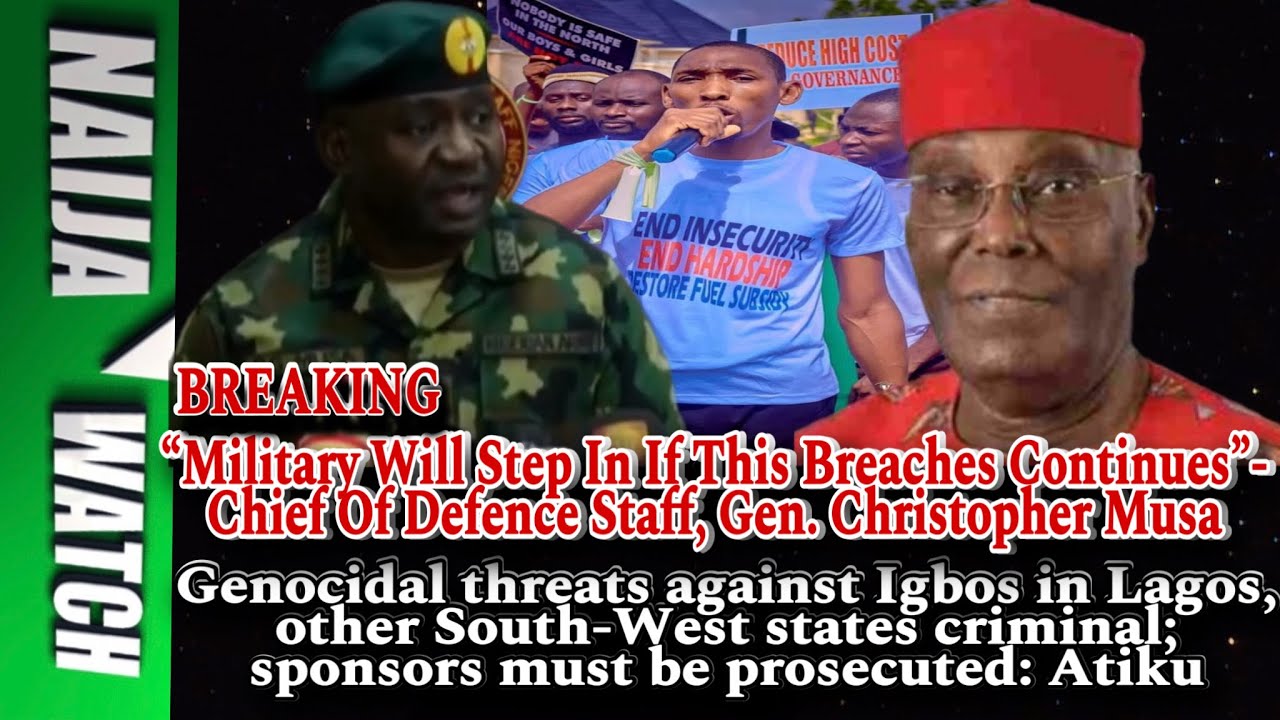 (2-8-24)“Military Will Step In If This Breaches Continues”-Gen.Musa ...