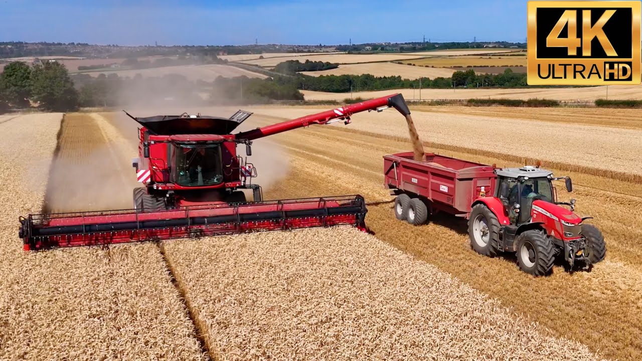 Driving the World's LARGEST Combine Harvester - YouTube