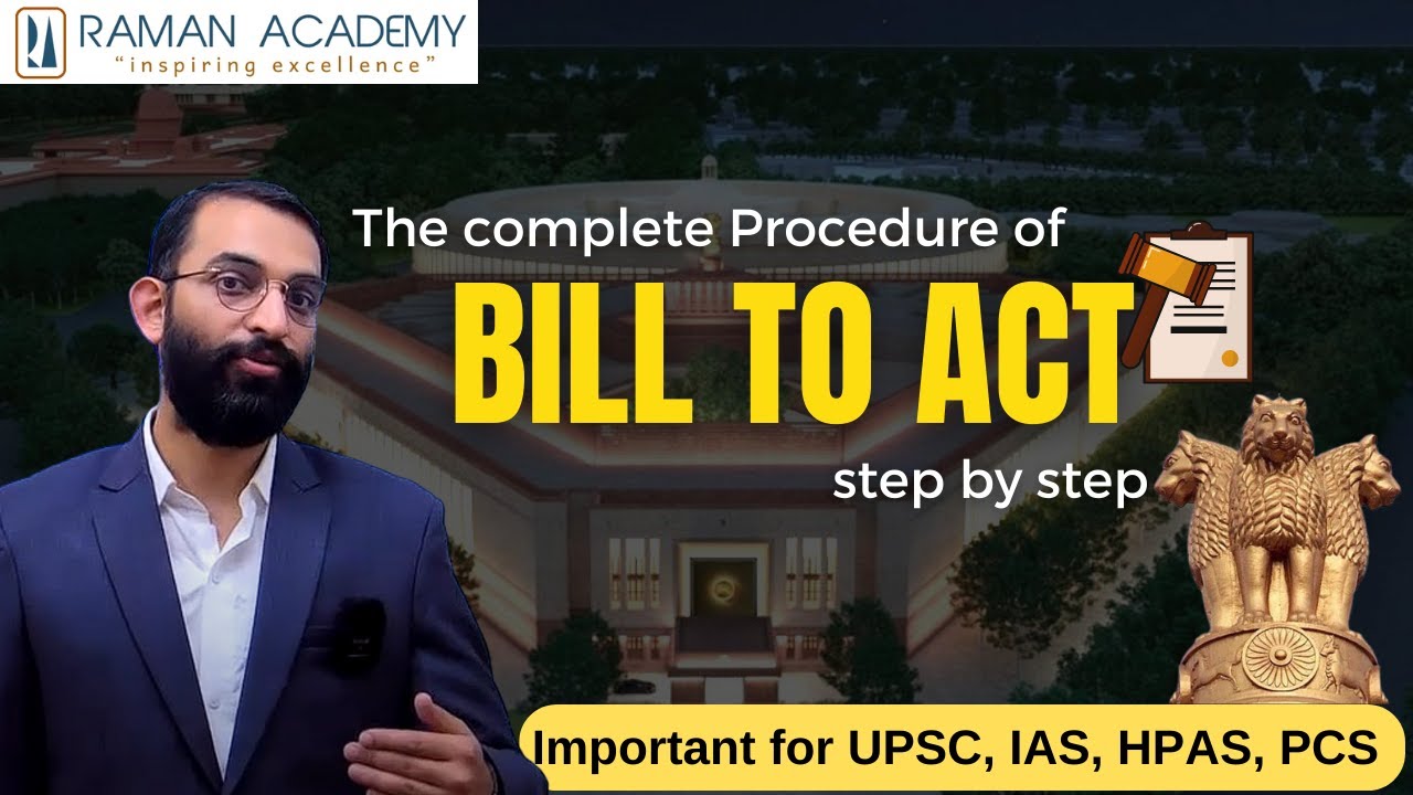 How a Bill Becomes an Act: Step-by-Step Guide | Mains Examination ...
