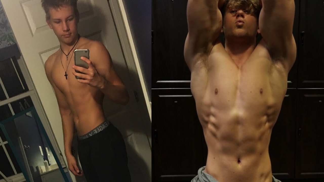 SKINNY TO RIPPED 4 YEAR NATURAL TRANSFORMATION 16-20 - YouTube