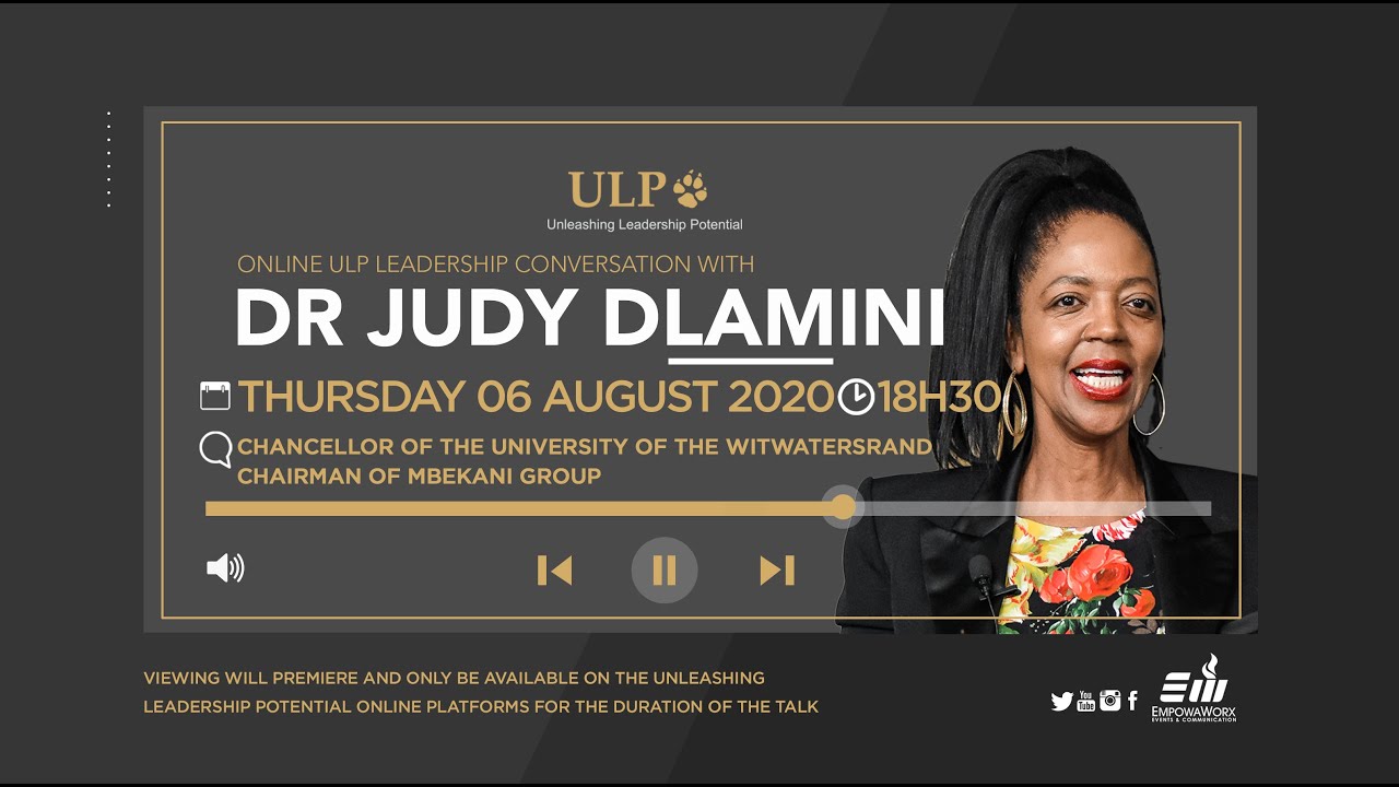 ULP with Dr Judy Dlamini - YouTube
