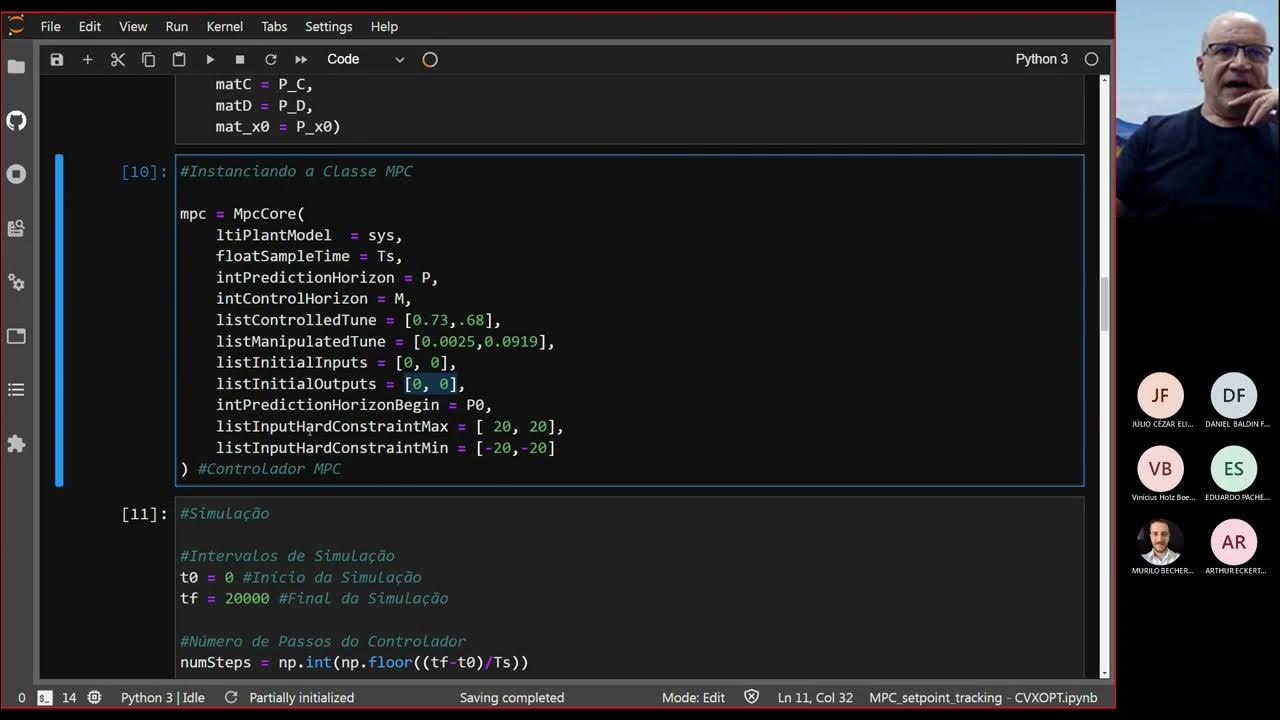 5_4 MPC Implementação em Python - YouTube