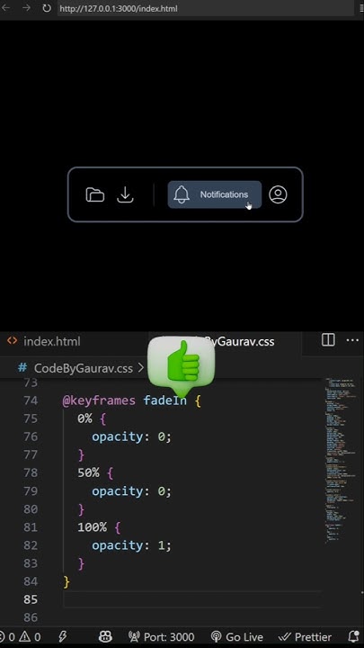 💡 CSS Tooltip Hover Animation – Pure HTML & CSS #webdevelopment #webcoding #htmlcss #shorts ...
