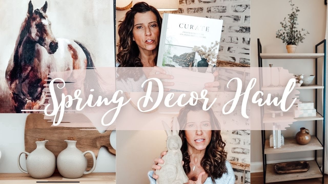 SPRING 2022 HOME DECOR HAUL | SIMPLE SPRING DECORATING IDEAS - YouTube