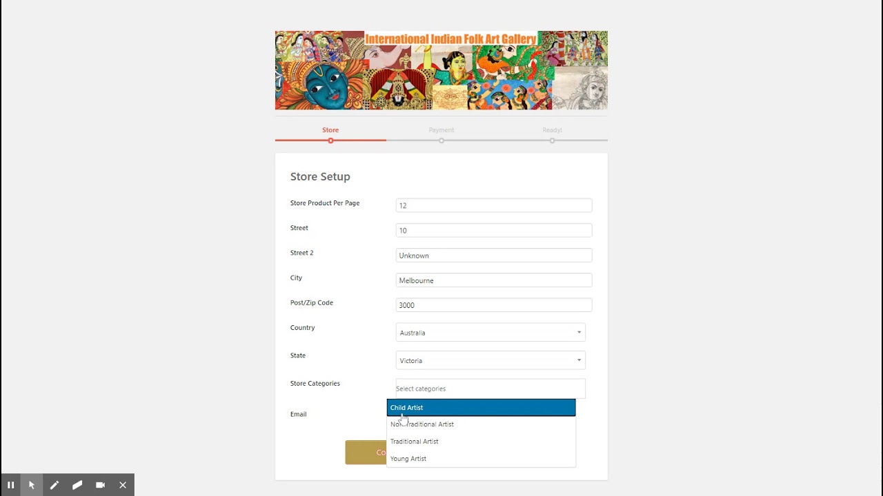 3. Creating your own Art Gallery, Step 3 Setup Gallery - YouTube