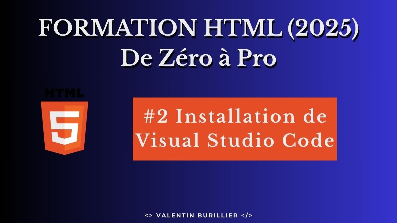 Ecrire du code HTML + Installation de Visual Studio Code | #2 - YouTube