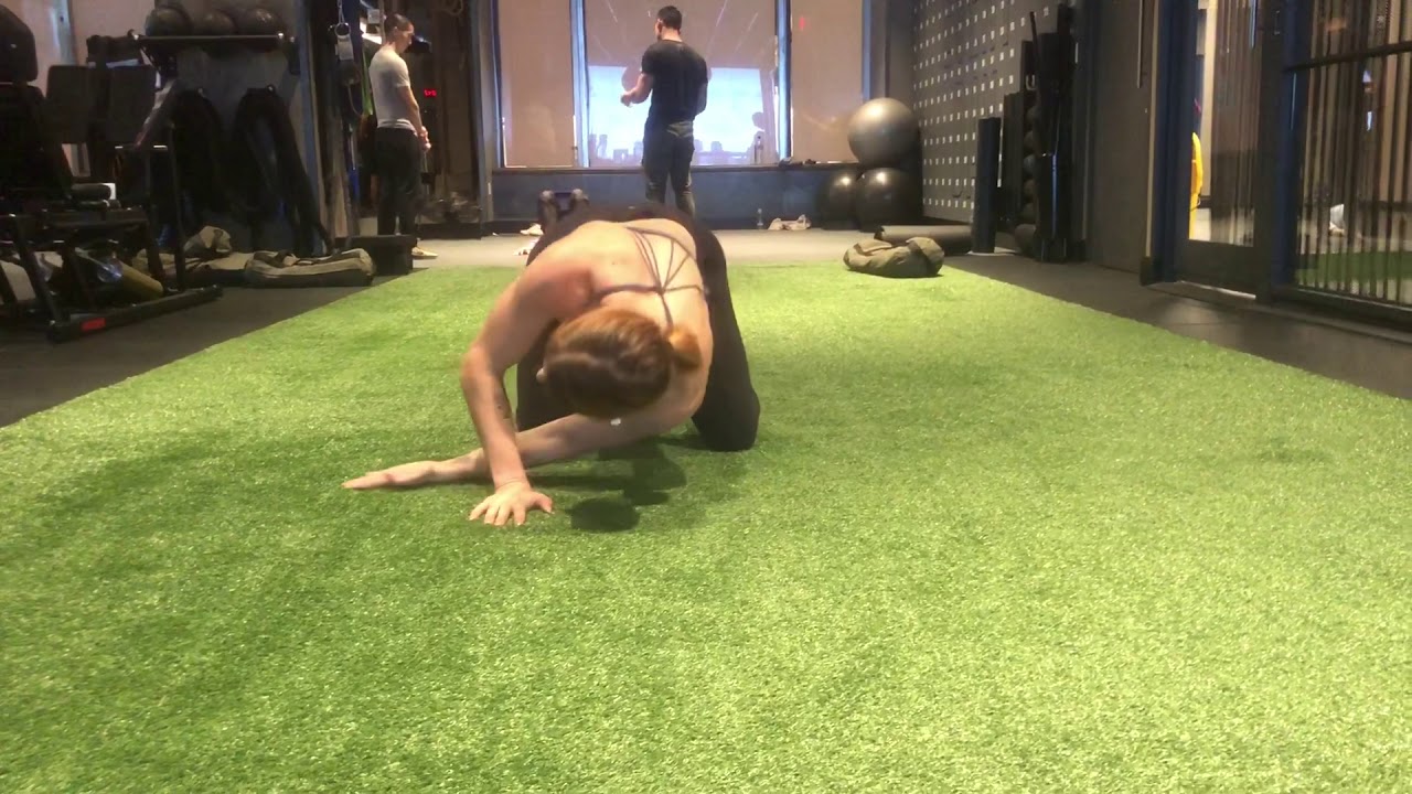 shoulder thread-throughs - YouTube