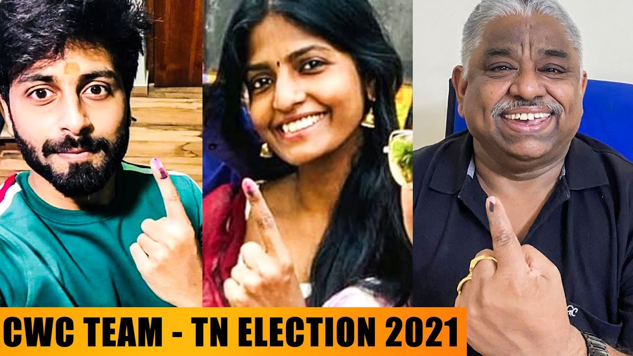 Cook With Comali 2 Contestants Cast Vote - Tamilnadu Election 2021 ...
