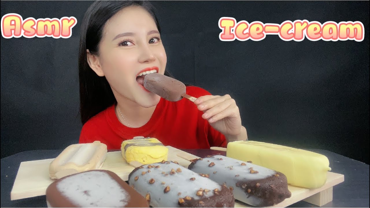 ASMR,ICE CREAM - YouTube