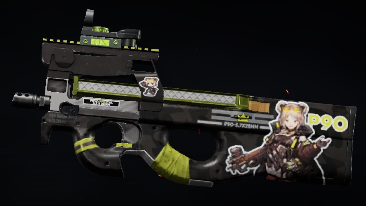 Arena Breakout anime p90 skin WILL DESTROY - YouTube