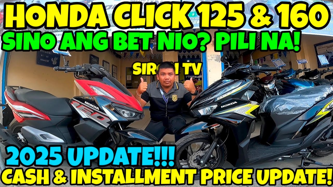 2025 | HONDA CLICK 125 V4 VS HONDA CLICK 160 | CASH AND INSTALLMENT ...